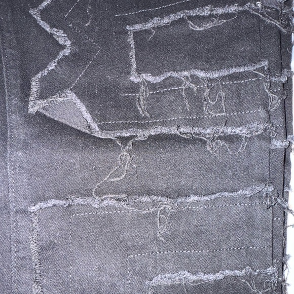 Glitz | Jeans | Slim Fit Stacked Jeans Men Tassel Skinny Flared Denim ...